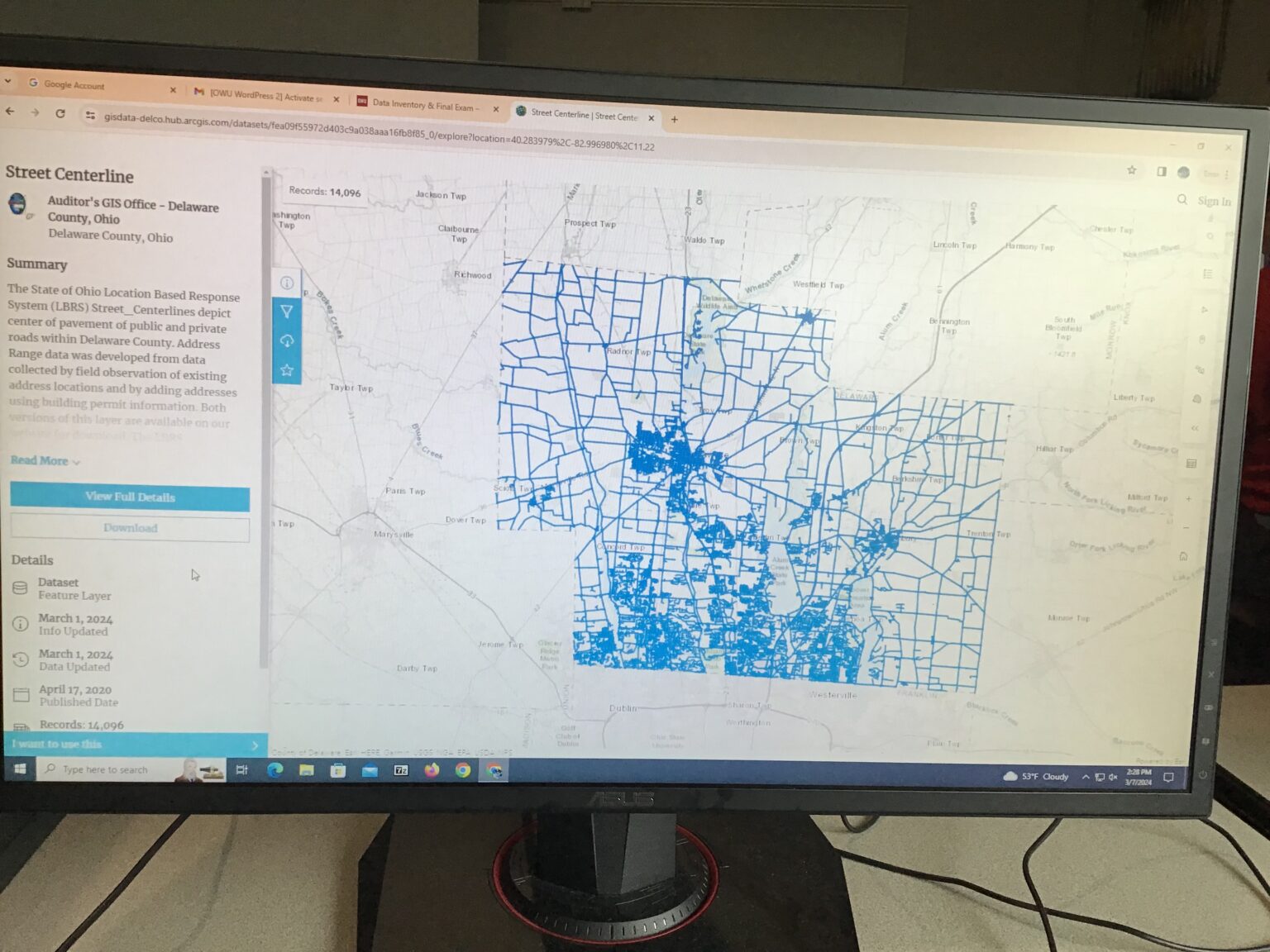 Geography 291: Geospatial Analysis with Desktop GIS – Module 1: 8/23/ ...
