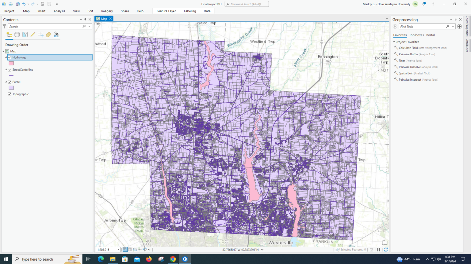 Howard Week 7 – Geography 291: Geospatial Analysis with Desktop GIS