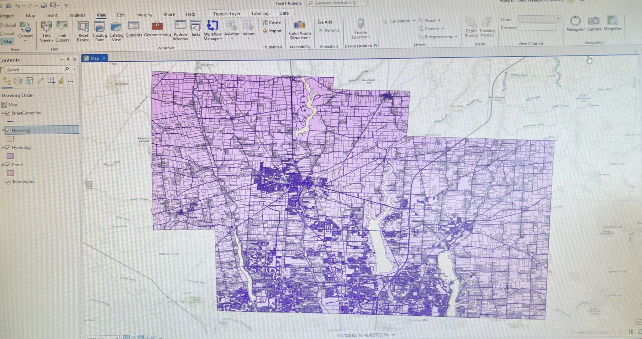Roberts Week 7 – Geography 291: Geospatial Analysis with Desktop GIS