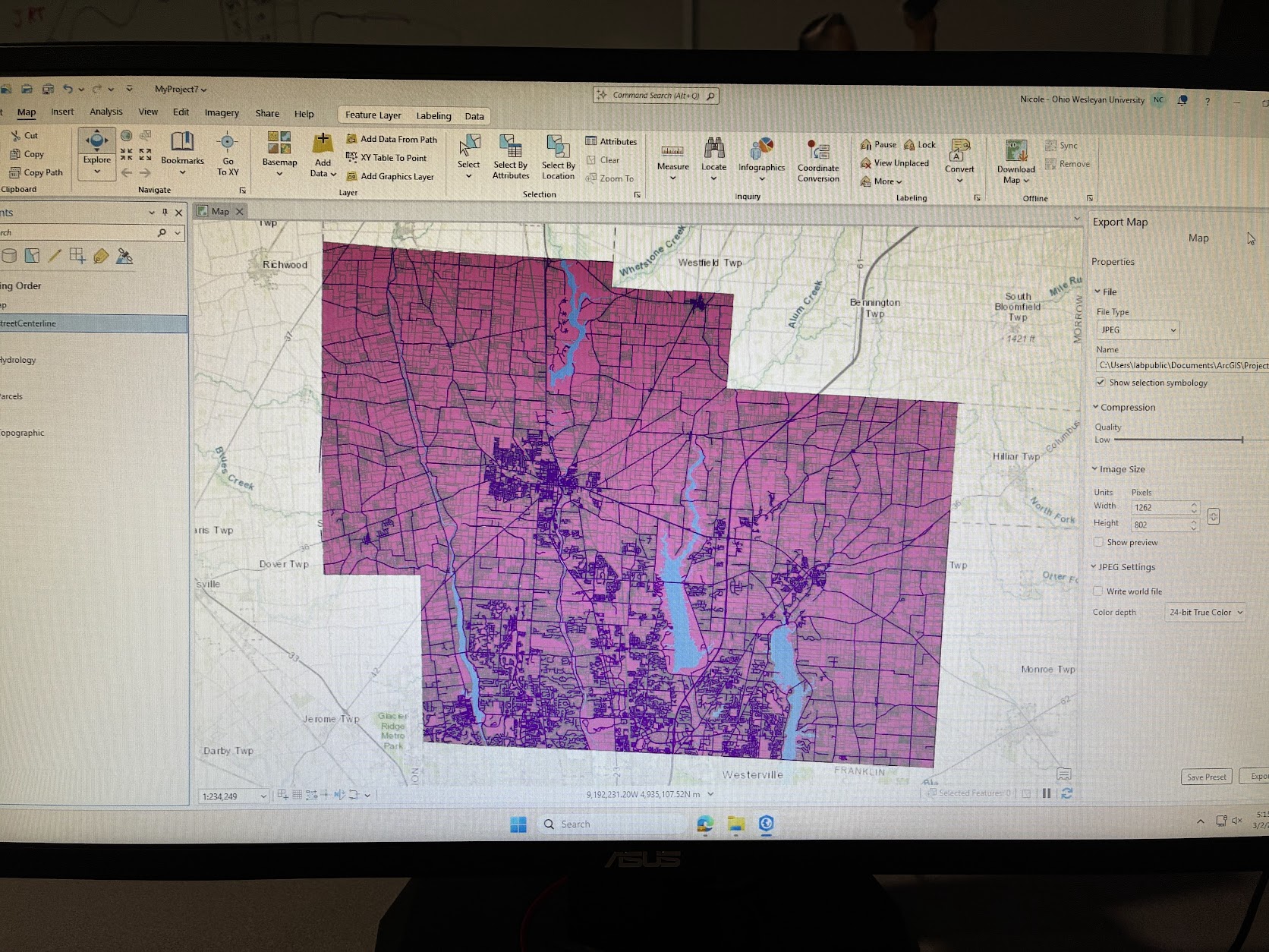 Cherry Week 7 – Geography 291: Geospatial Analysis with Desktop GIS